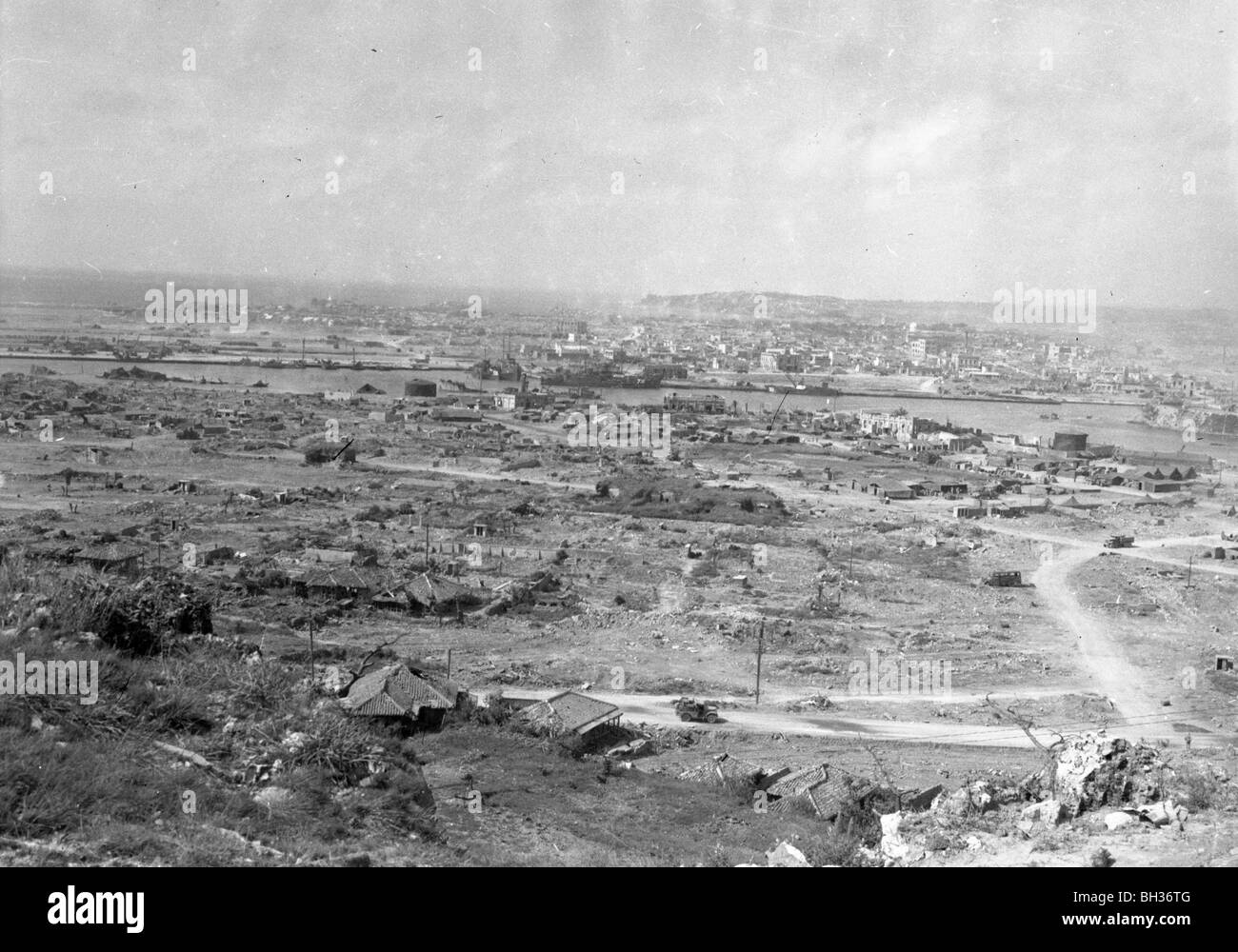 Okinawa Japan at the end of WWII Stock Photo - Alamy