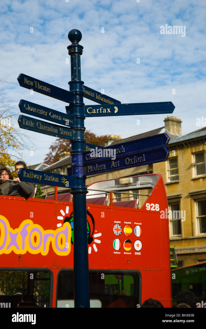 Sightseeing sign signs tour uk city hi-res stock photography and images ...