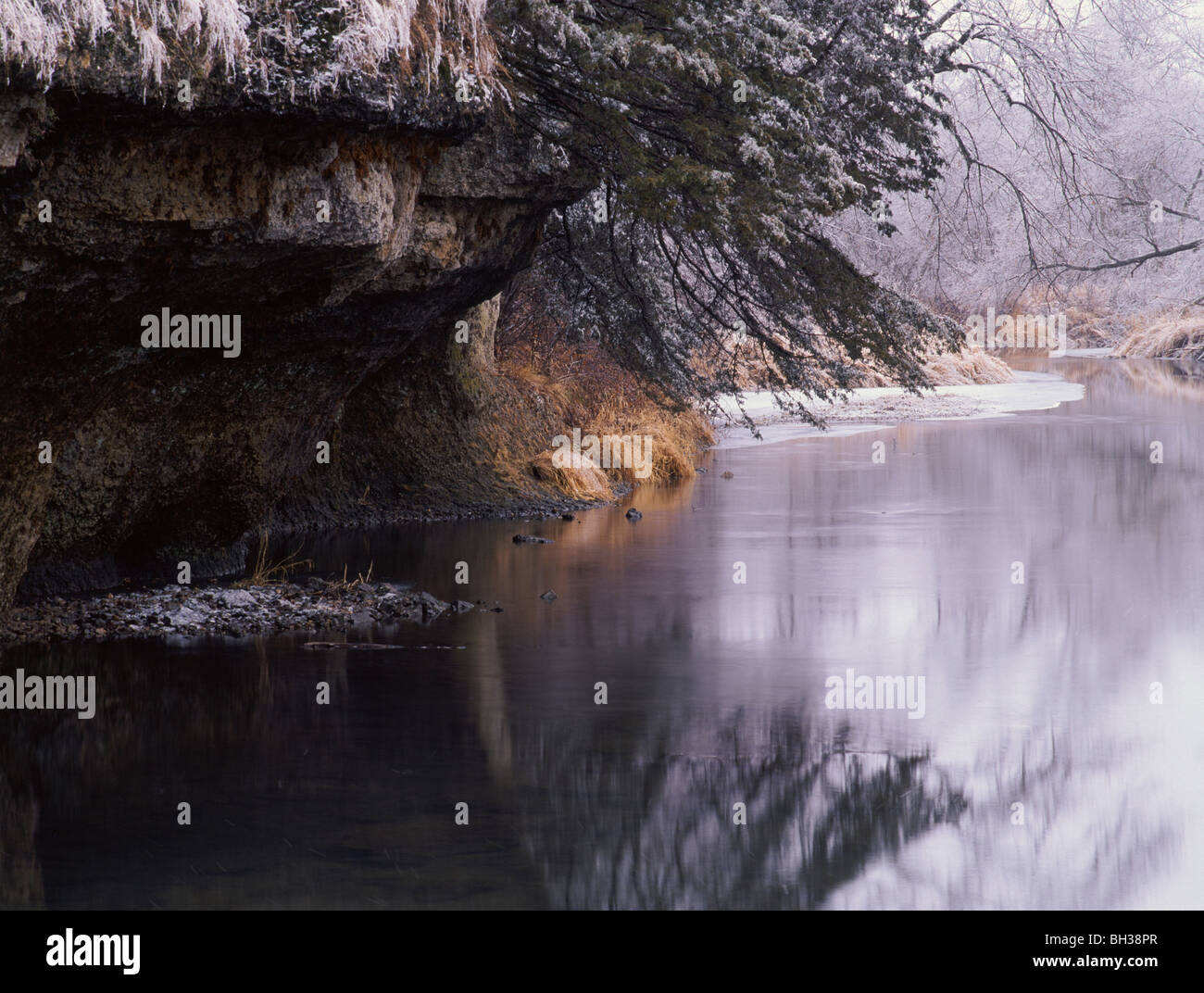 Steamboat Rock and Turkey River, Turkey River Wildlife Area, Howard ...