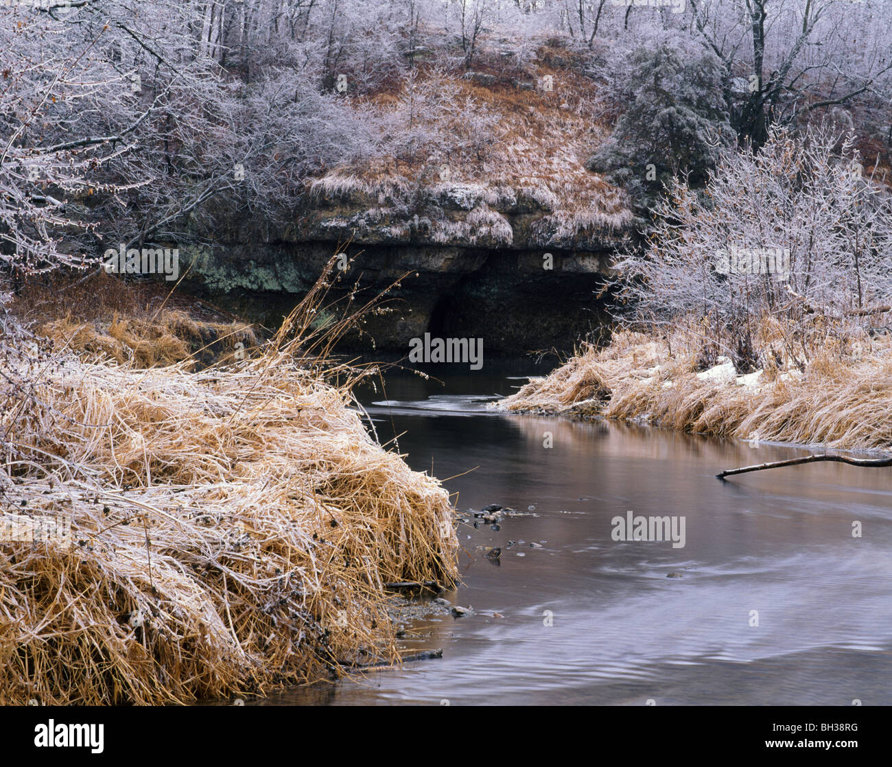 Steamboat Rock and Turkey River, Turkey River Wildlife Area, Howard ...