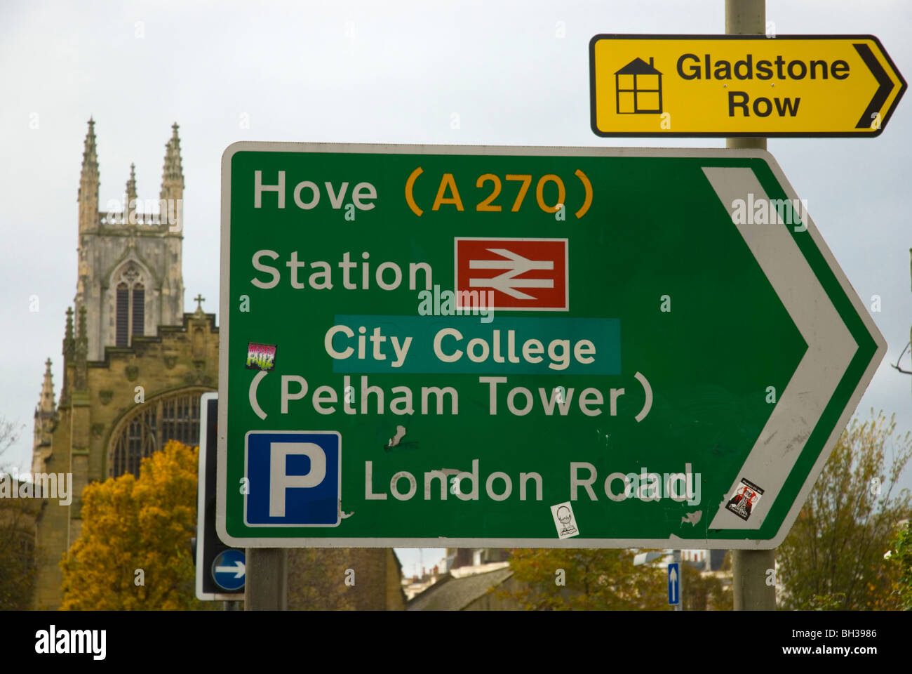 Brighton Road Sign Stock Photos & Brighton Road Sign Stock Images - Alamy