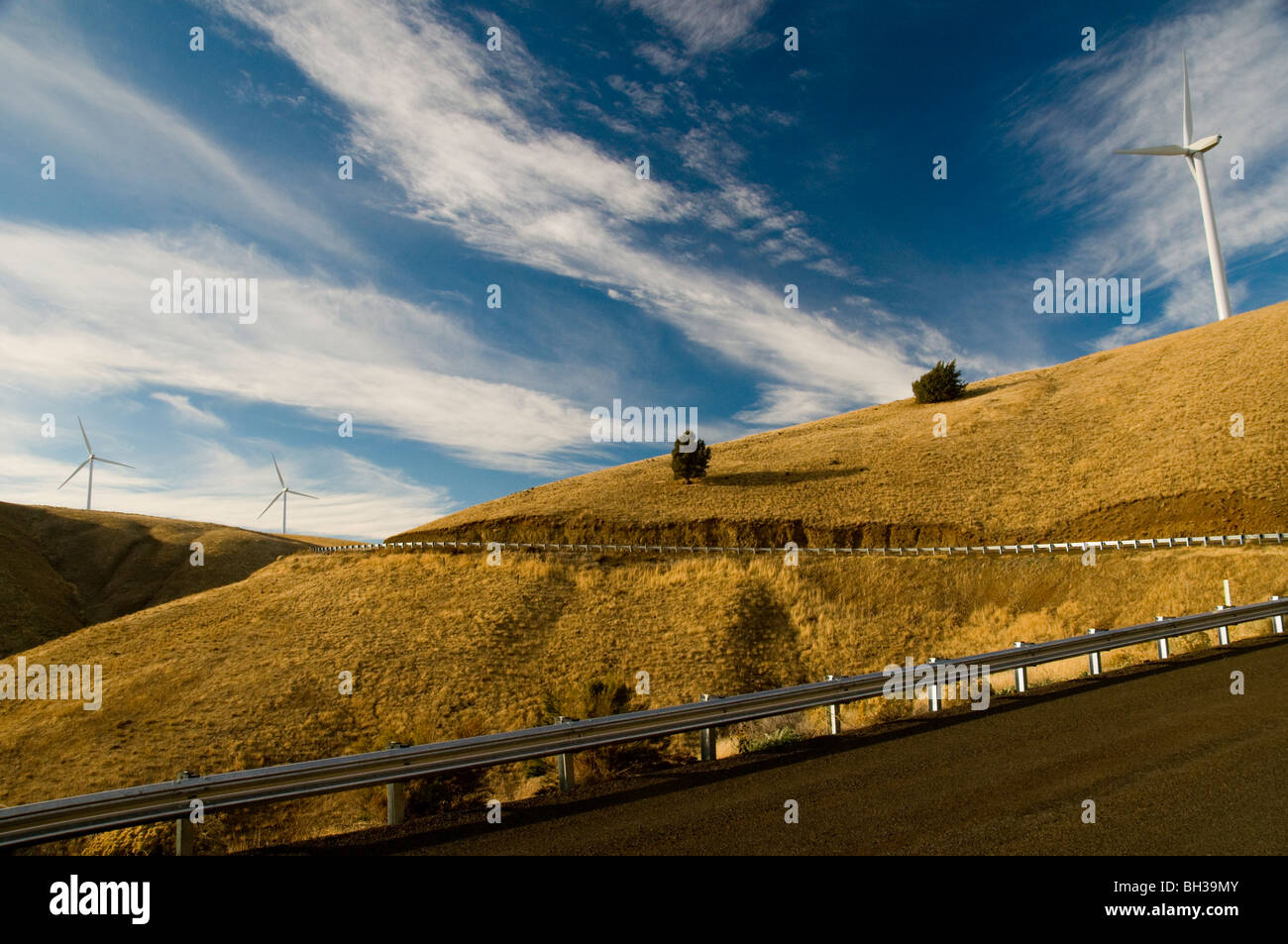 Goodnoe Hills Wind Farm Washington Photo by Bruce Forster Stock Photo ...