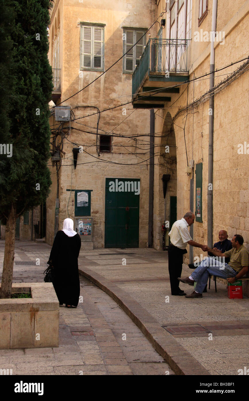 Israel, Lower Galilee, a street in Nazareth Stock Photo - Alamy