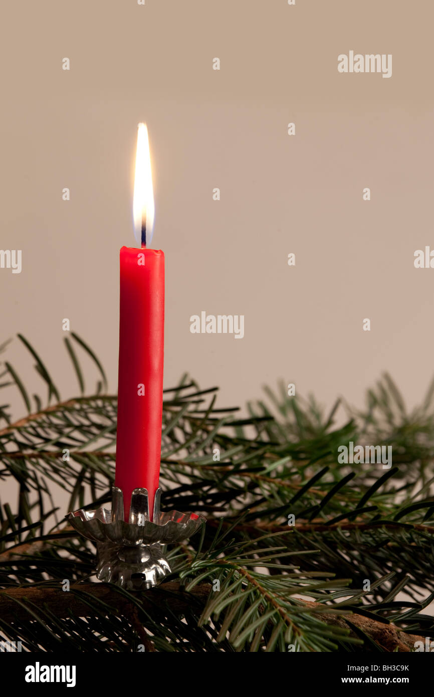 Christmas candle hi-res stock photography and images - Alamy