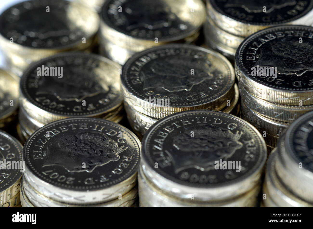 British pound coins Stock Photo - Alamy