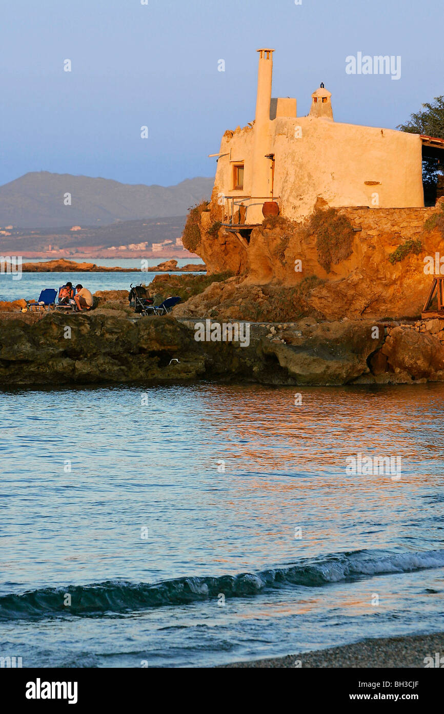 Chania agia marina beach near chania hi-res stock photography and ...