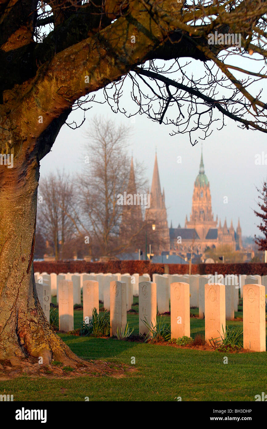 BAYEUX HAS THE LARGEST BRITISH CEMETERY OF THE SECOND WORLD WAR WITH 4,648 GRAVES, D-DAY LANDING ...