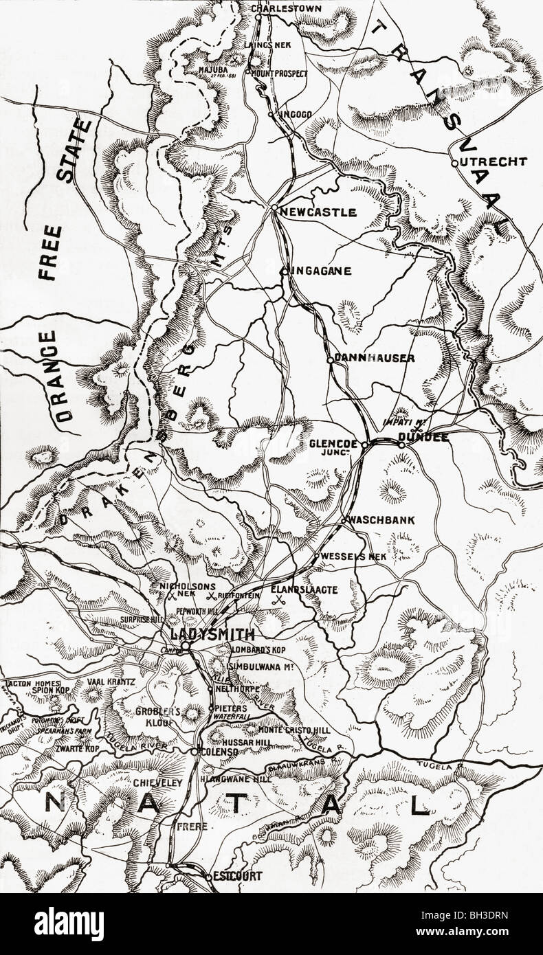 Map of the south africa hi-res stock photography and images - Alamy