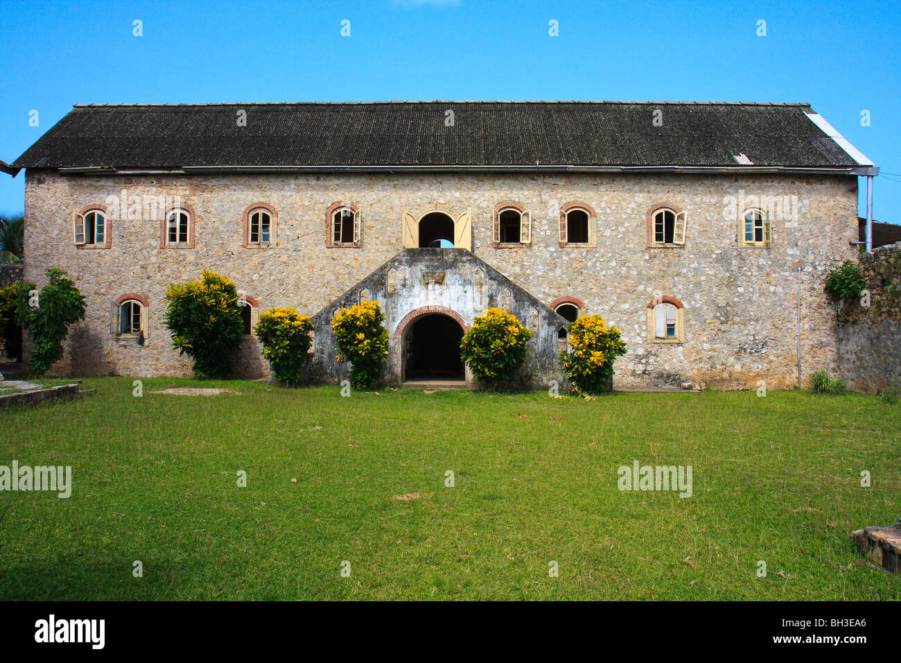 Africa Architecture Forts Ghana Princess Town Stock Photo - Alamy