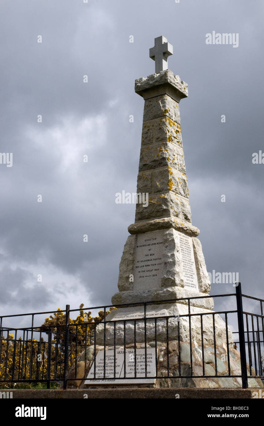 war memorial,port charlotte,kilchoman,isle of islay,scotland Stock ...