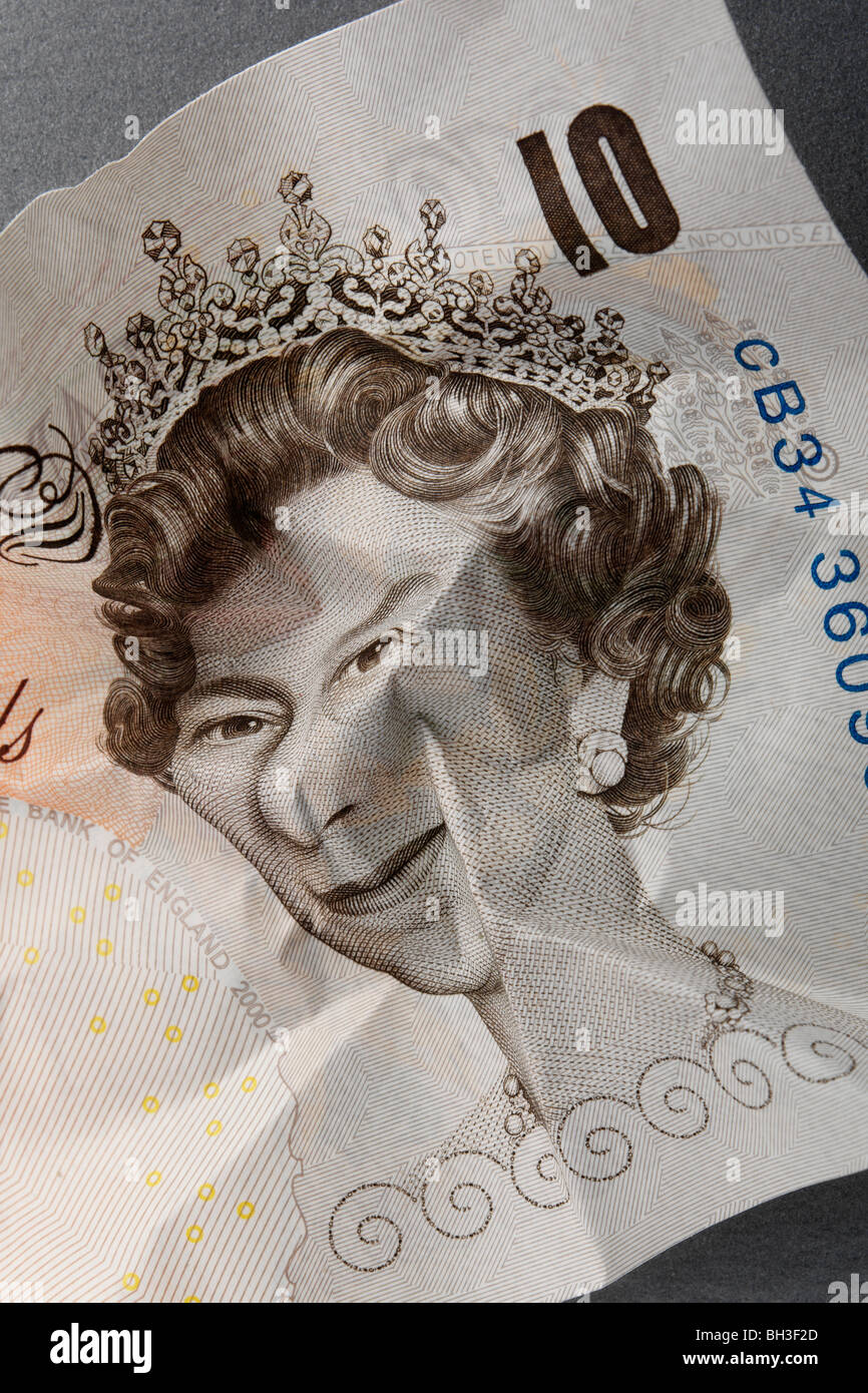Ten pound note Stock Photo - Alamy