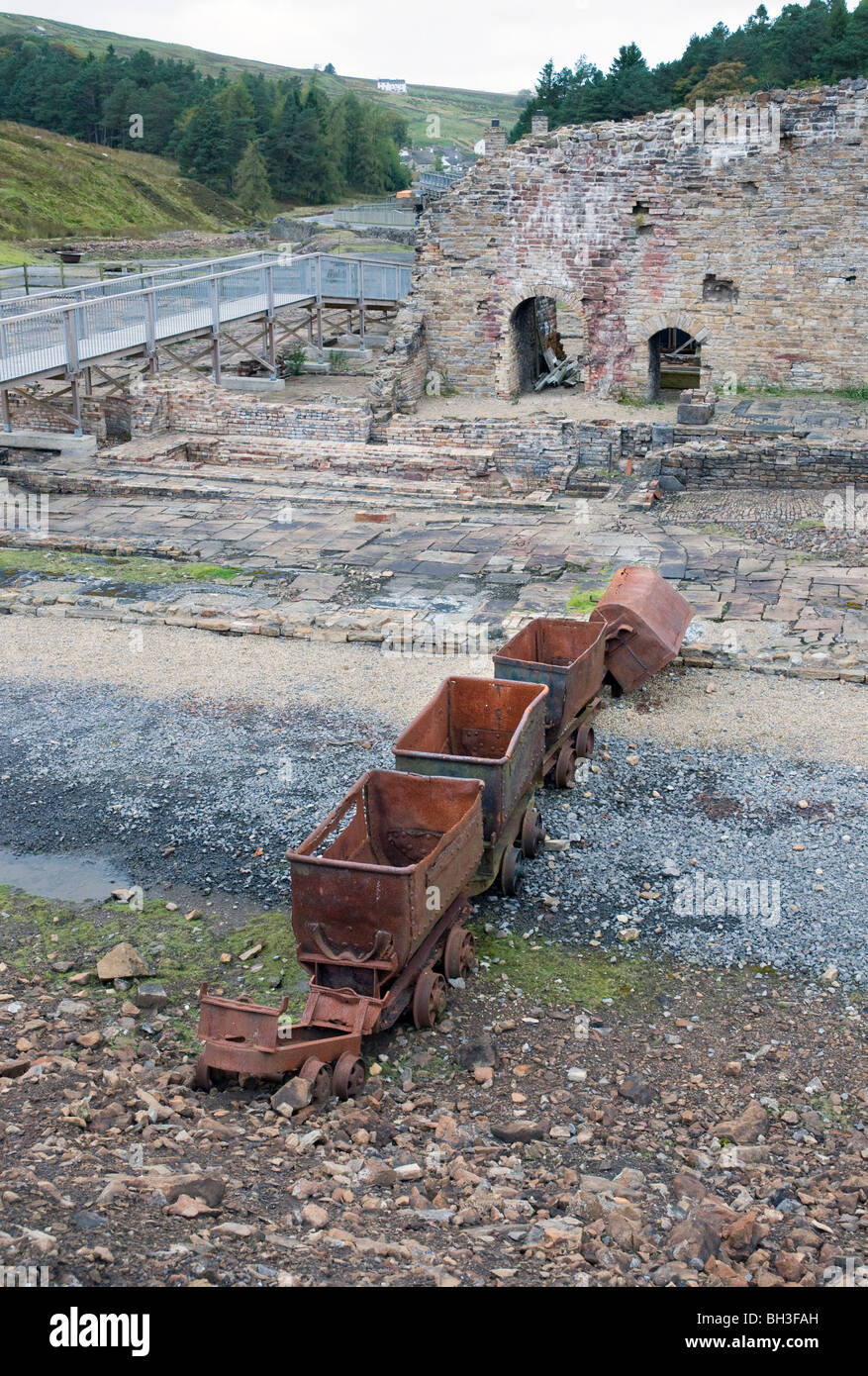 lead ore tubs,nenthead lead mine heritage centre ,cumbria Stock Photo ...