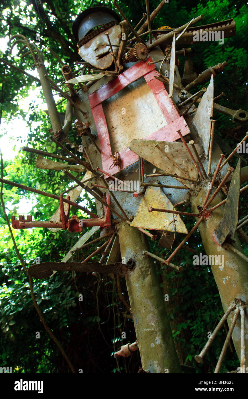 Africa Animist Benin Ouidah Sacred Forest Statue Stock Photo - Alamy
