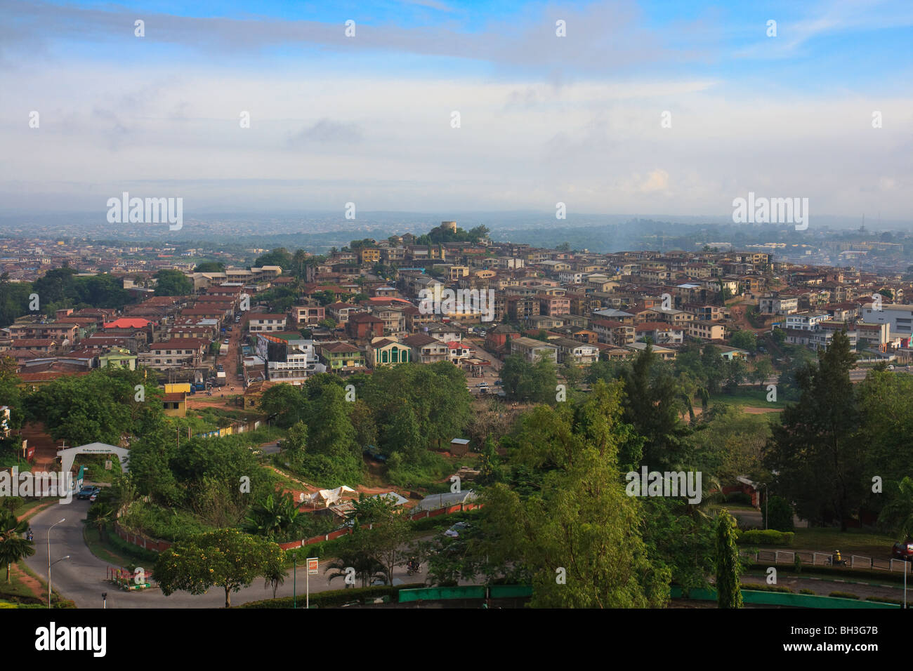 Africa Cityscape Ibadan Nigeria Streets Towns Stock Photo - Alamy