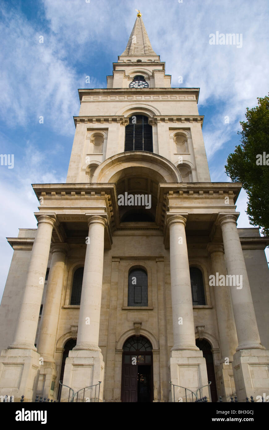 Christ Church Spitalfields east London England UK Europe Stock Photo ...