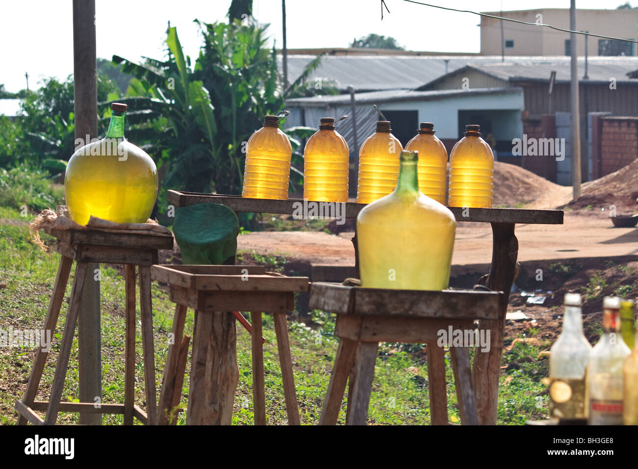 Abomey Ketou Africa Benin Station Street Stock Photo - Alamy