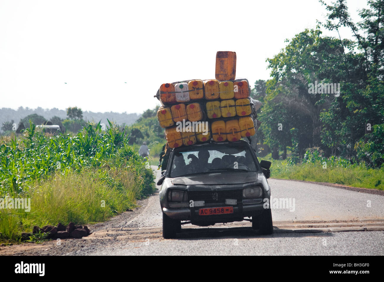 Abomey Ketou Africa Benin Cars Taxi Transport Stock Photo - Alamy