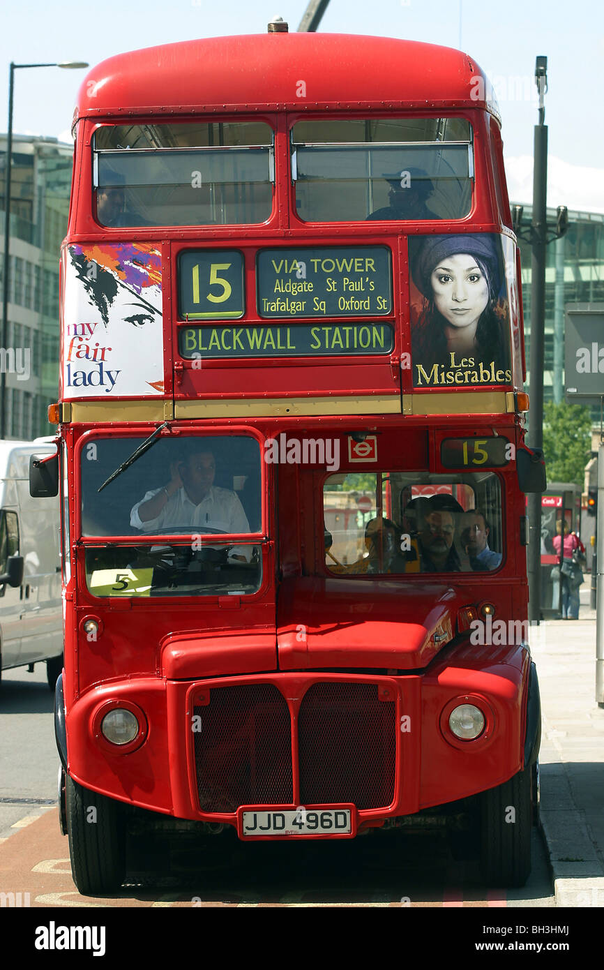 DOUBLE-DECKER BUS, LONDON BUS, GREAT BRITAIN Stock Photo - Alamy