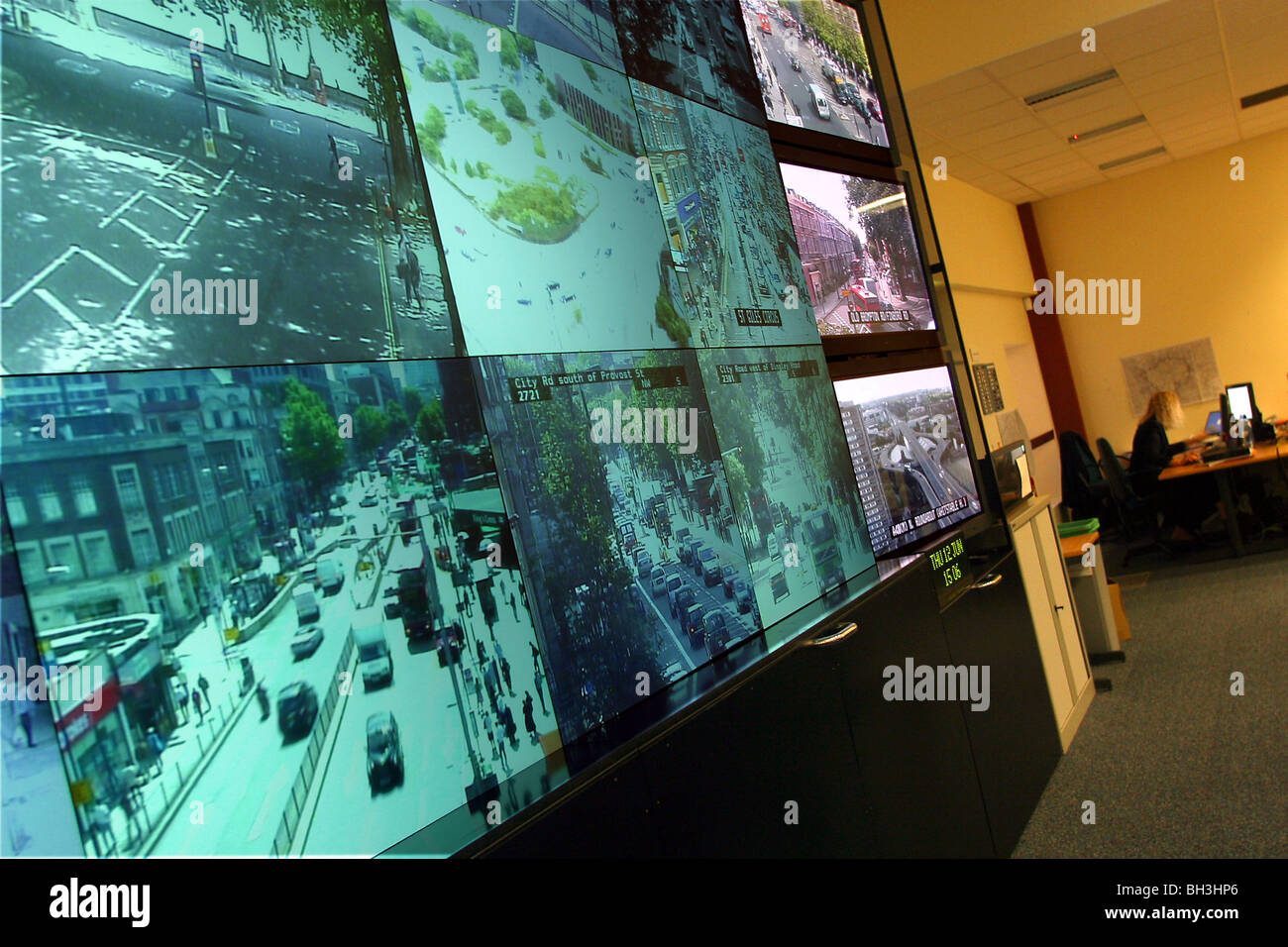 TRAFFIC REGULATION ROOM, LONDON Stock Photo - Alamy