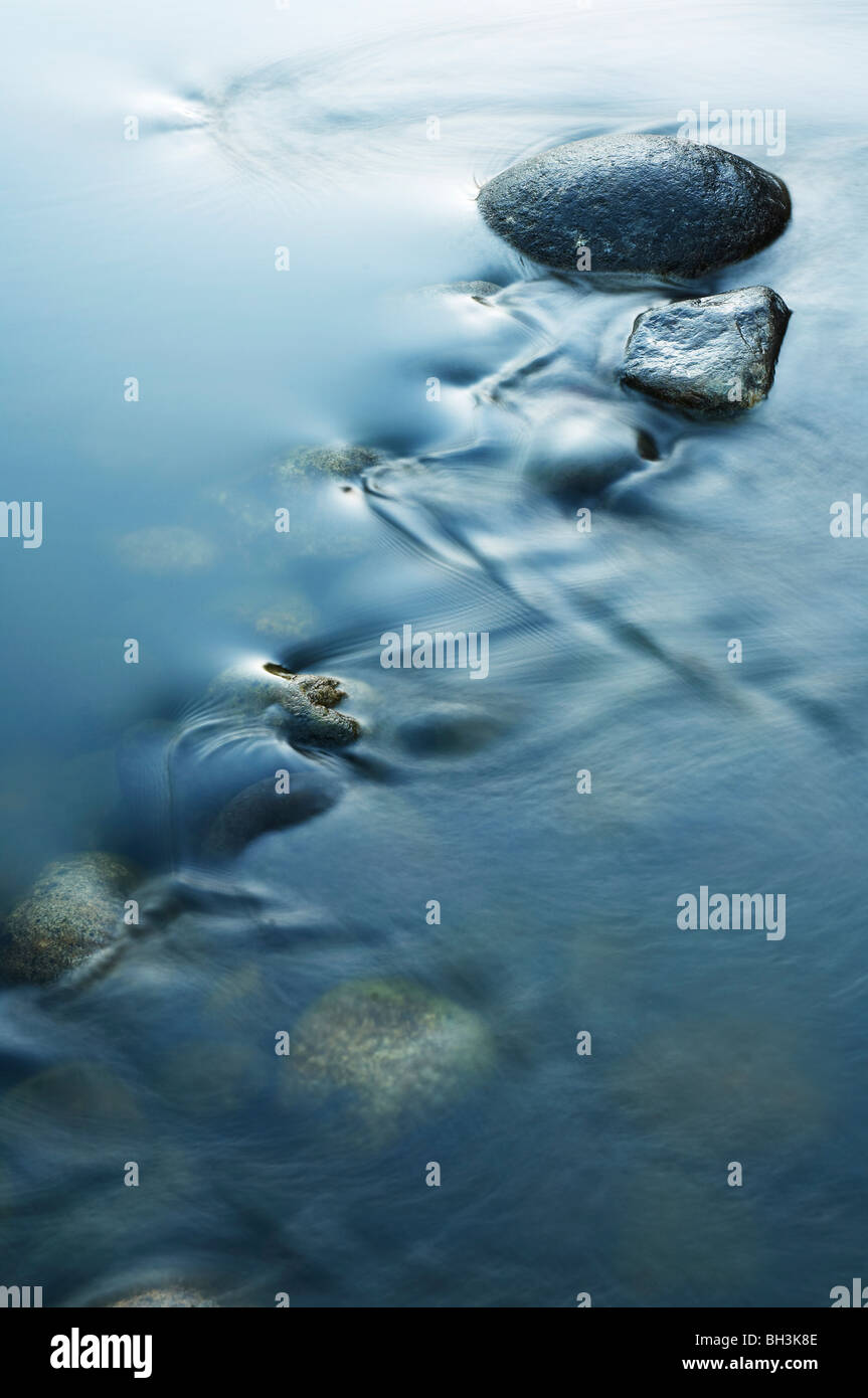 rocks in river Stock Photo - Alamy