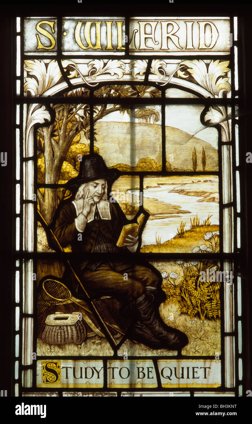 Winchester Cathedral, Hampshire. Izaak Walton memorial window ... Winchester Cathedral, Hampshire. Izaak Walton memorial window ...