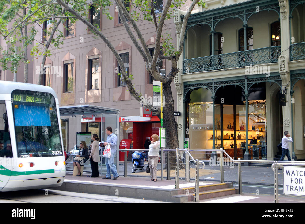 Trams in melbourne australia hi-res stock photography and images - Alamy