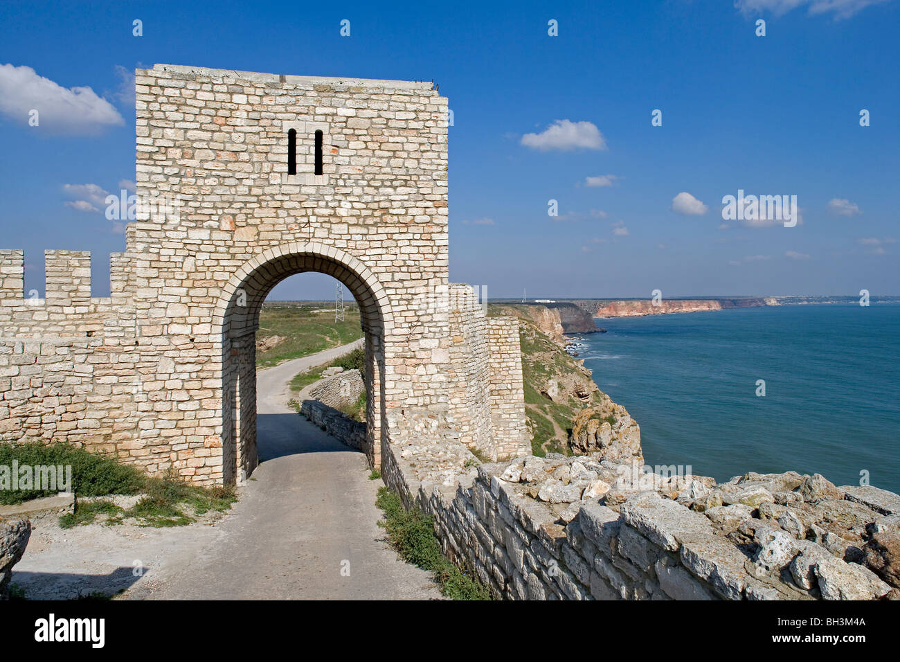 Bulgaria,Black Sea Coast,Kaliakra Cape,Citadel,8th century Stock Photo ...