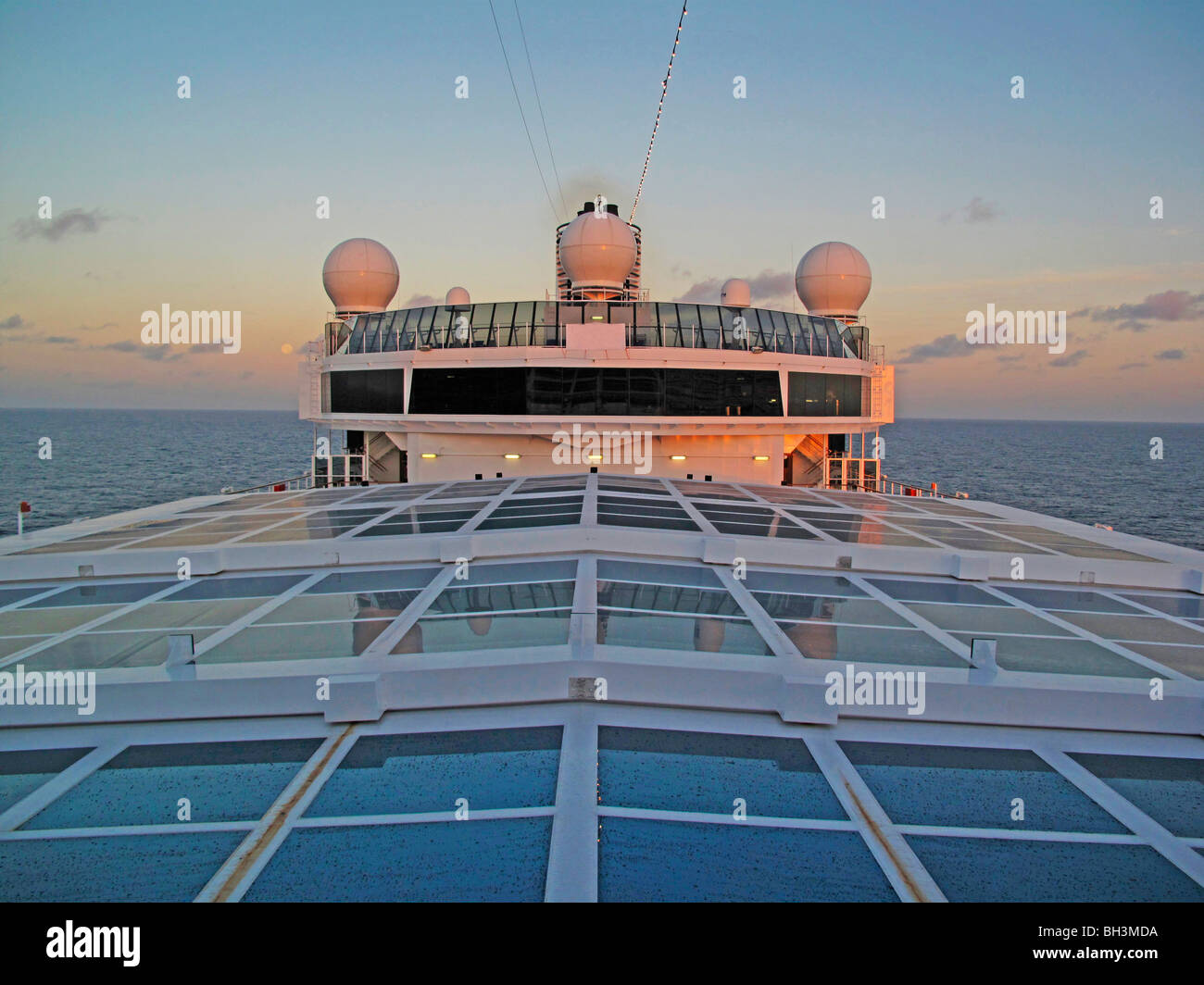Eurodam cruise ship bridge Stock Photo - Alamy