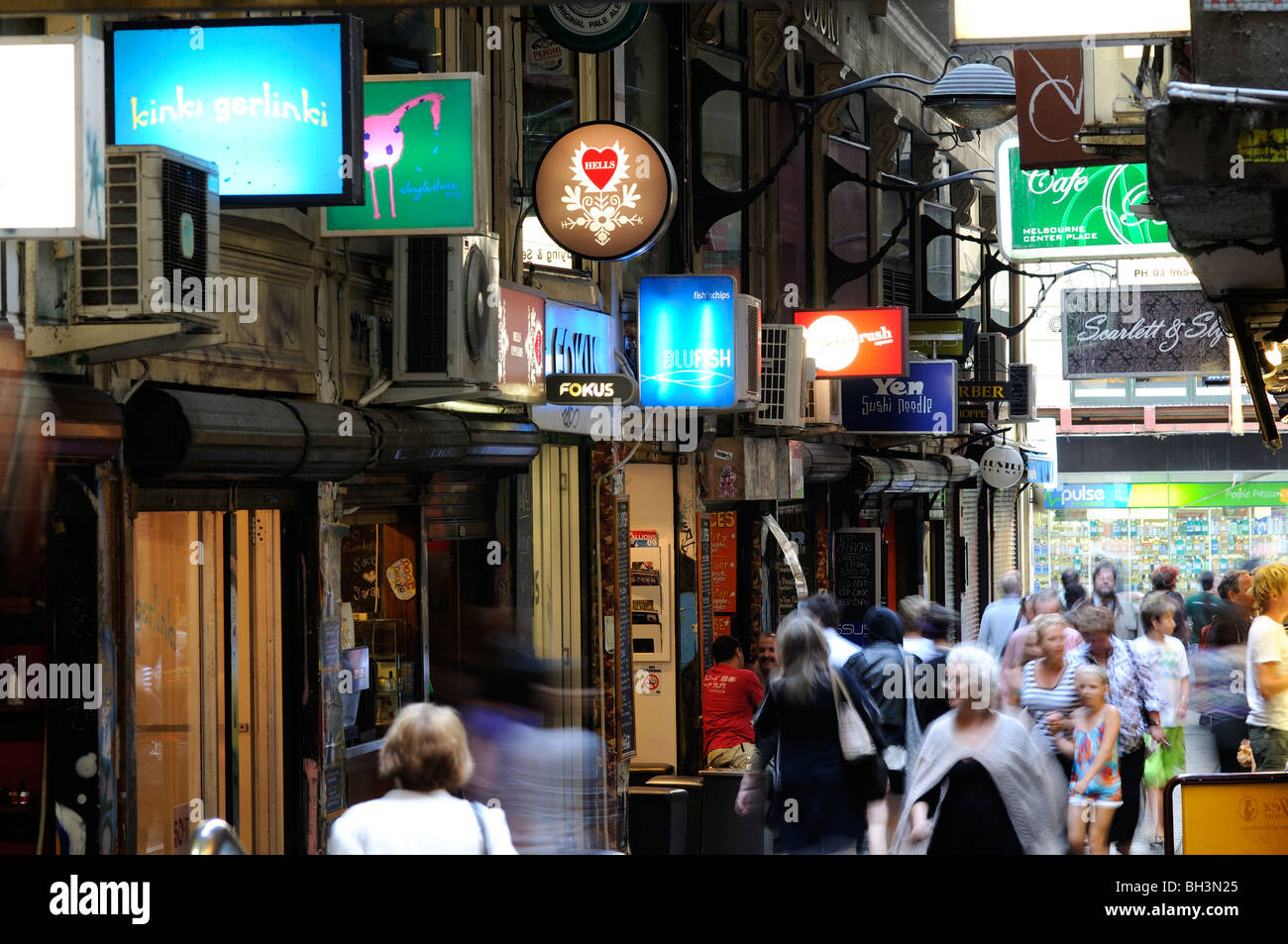Melbourne little collins street hi-res stock photography and images - Alamy