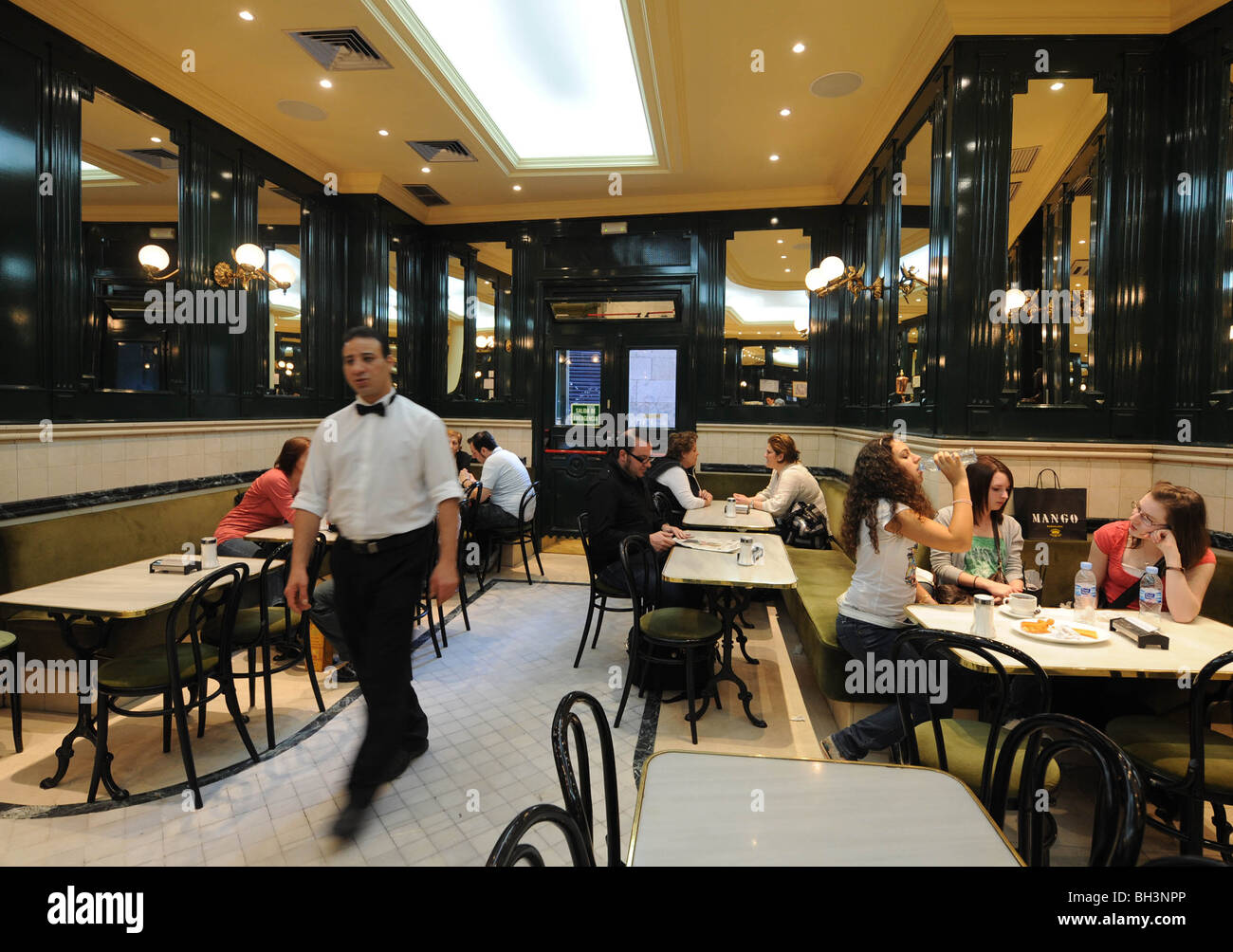 Chocolateria San Gines in Madrid, Spain Stock Photo - Alamy