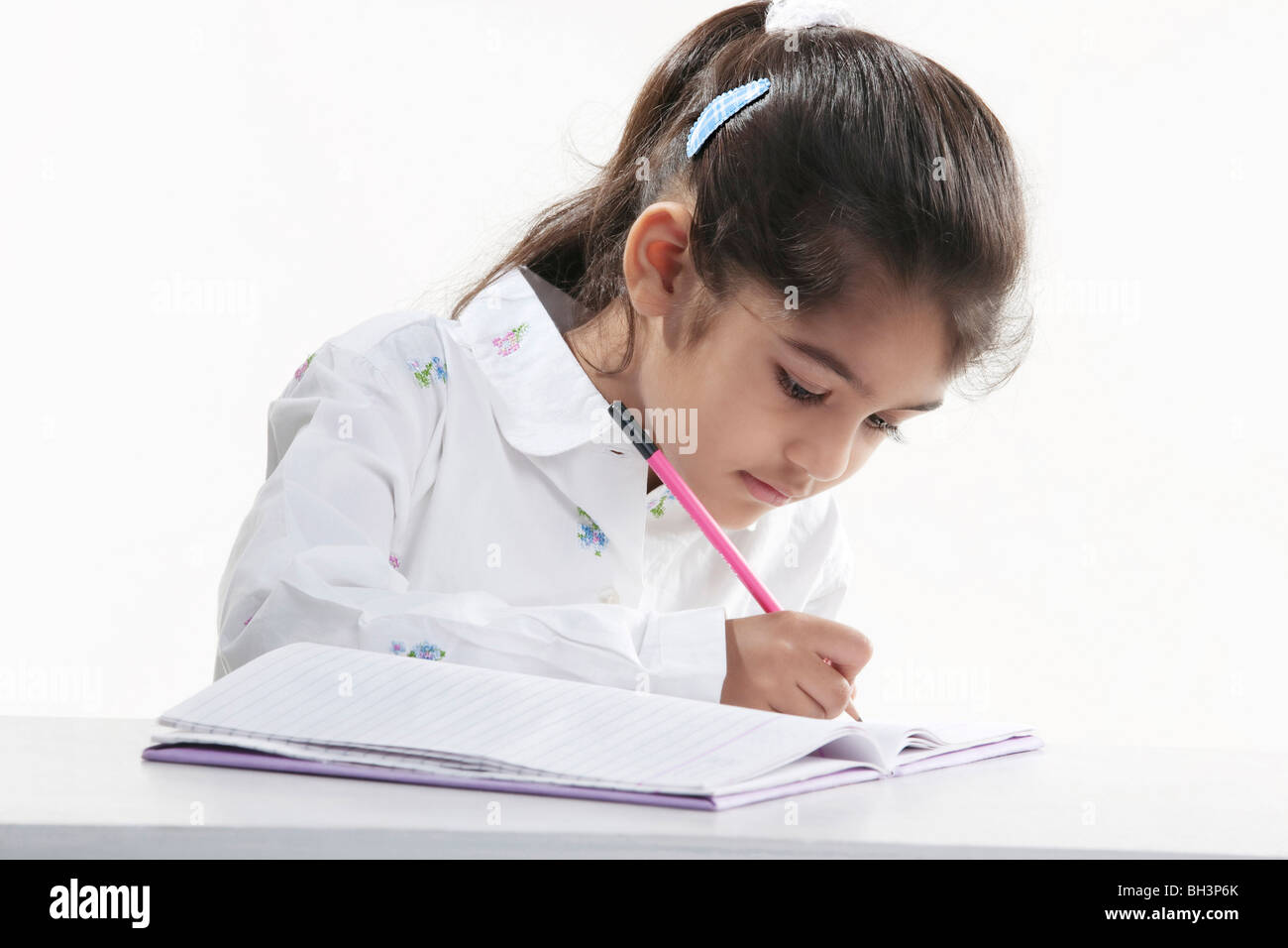 Girl Writing Photography