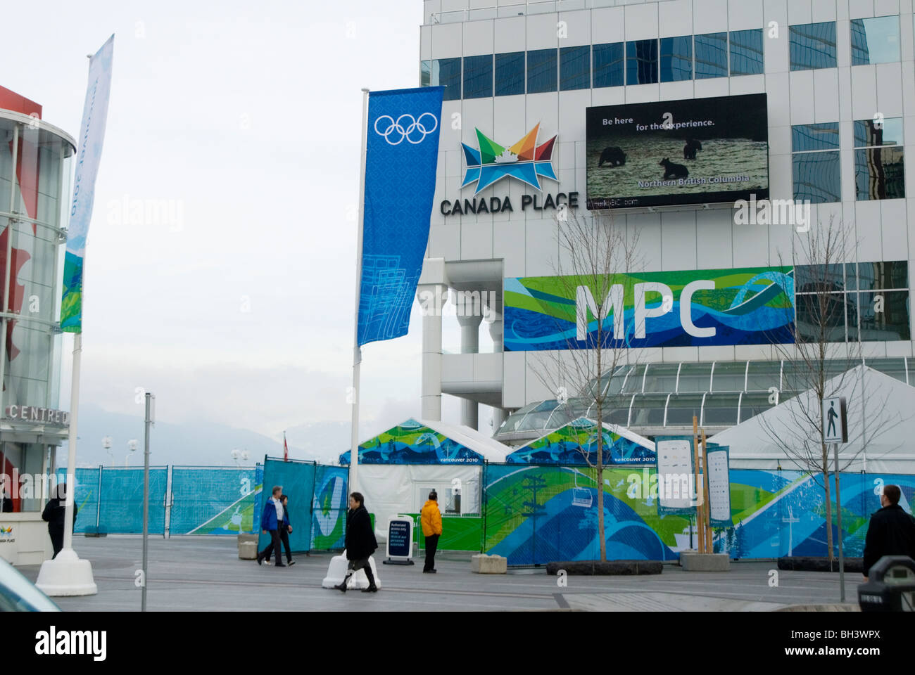 Main Press Center (MPC) at Canada Place, 2010 Vancouver Olympics Stock ...