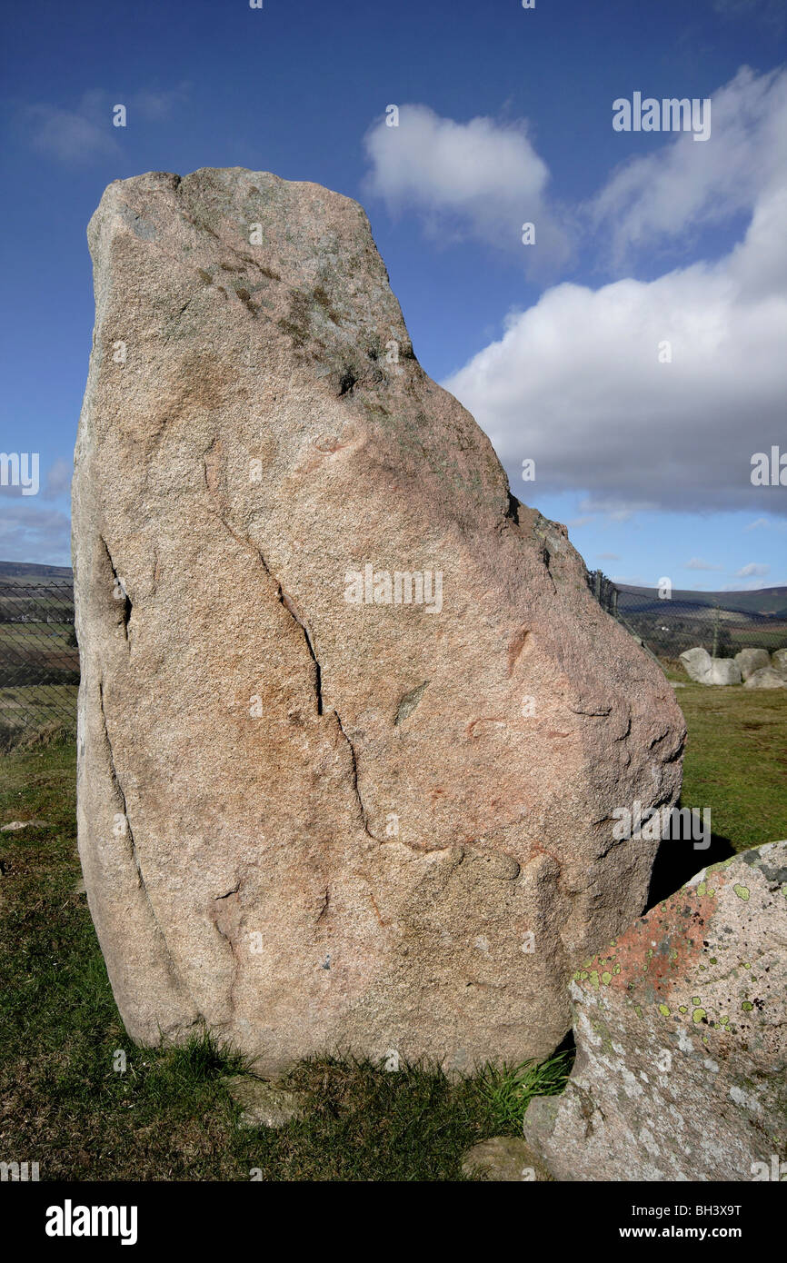 Tomnaverie stone circle at Tarland Stock Photo - Alamy