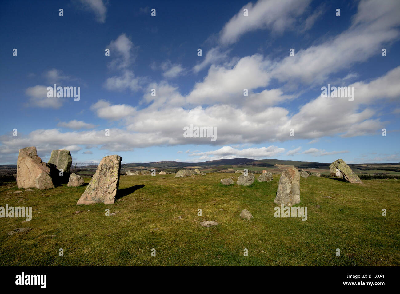 Tomnaverie stone circle tarland hi-res stock photography and images - Alamy