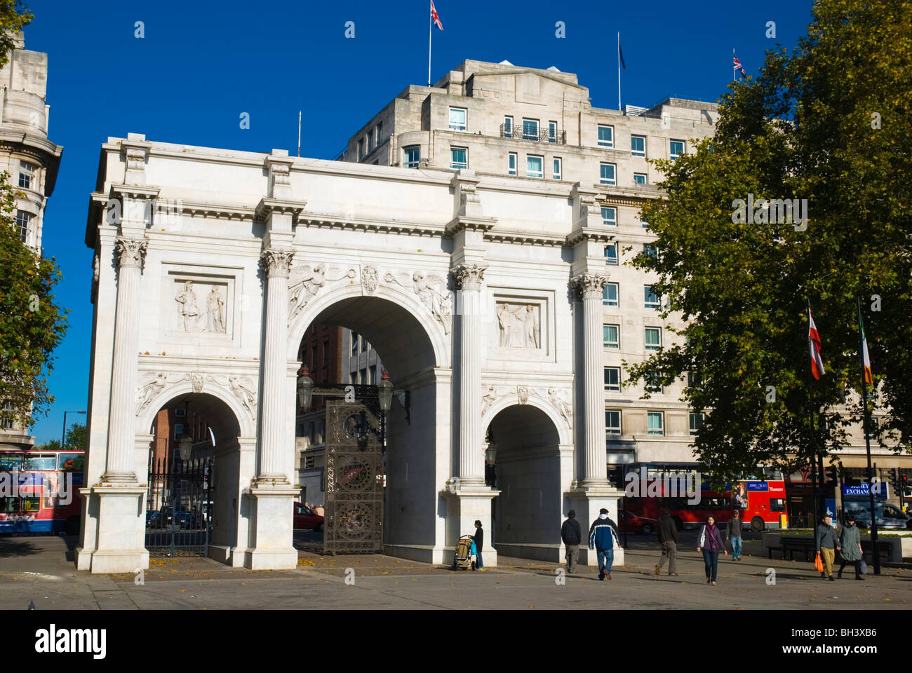 Marble Arch central London England UK Europe Stock Photo - Alamy