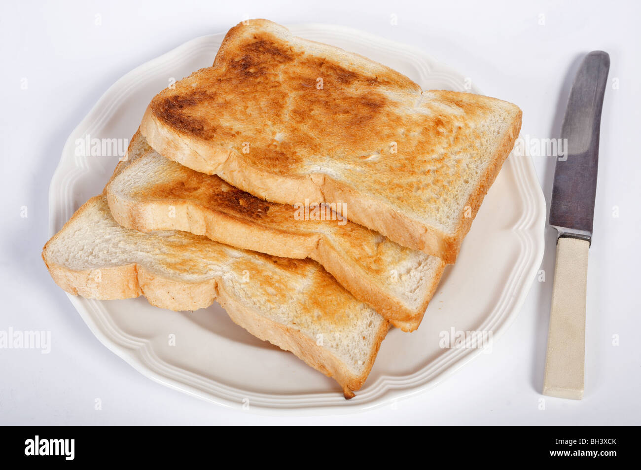 Bread slices rounds hi-res stock photography and images - Alamy