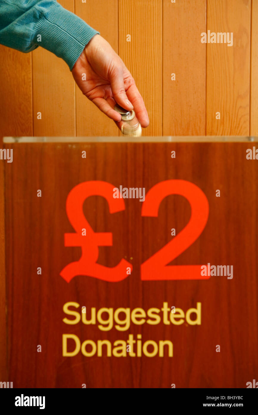 Money charity box hi-res stock photography and images - Alamy