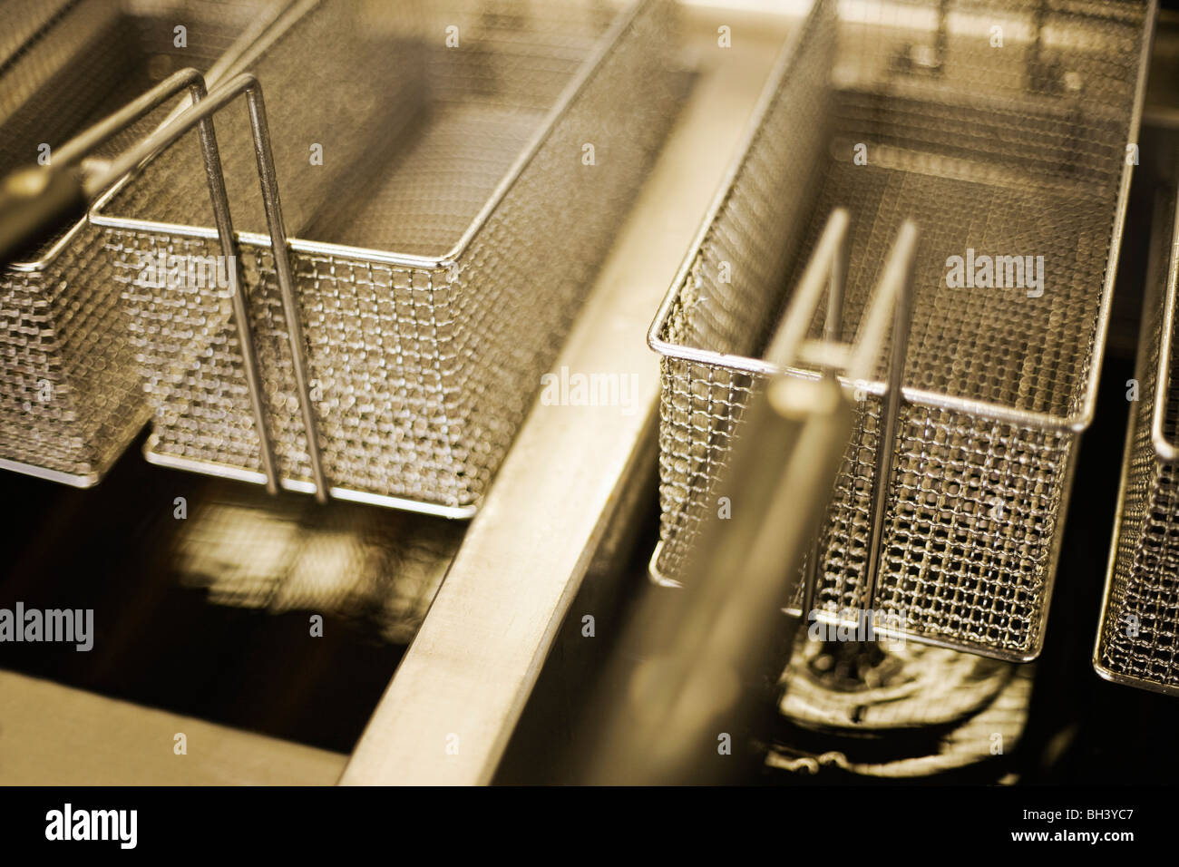 Deep fat fryers Stock Photo - Alamy