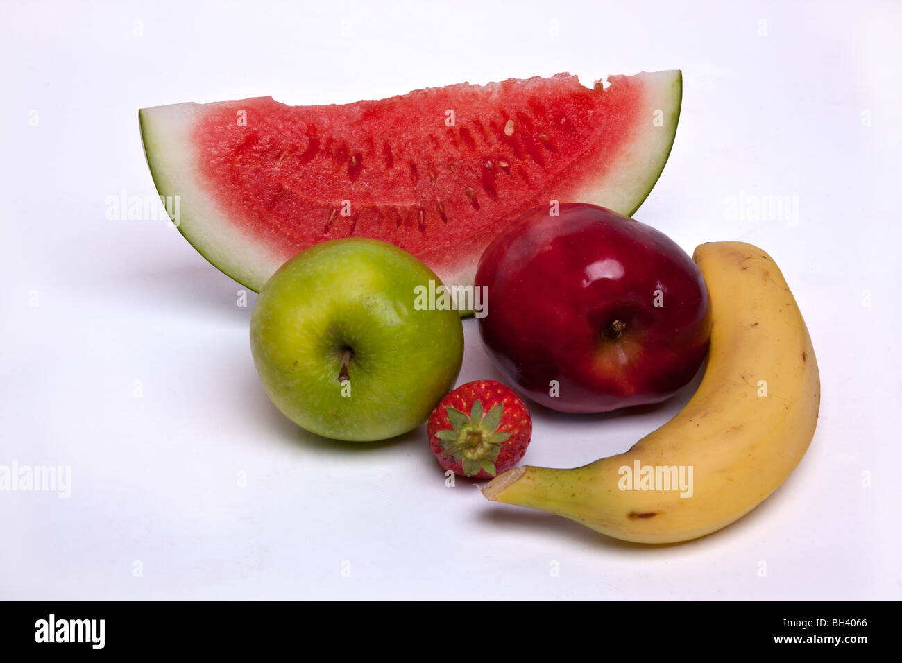 5 fresh fruits a day or a healthy diet Stock Photo - Alamy