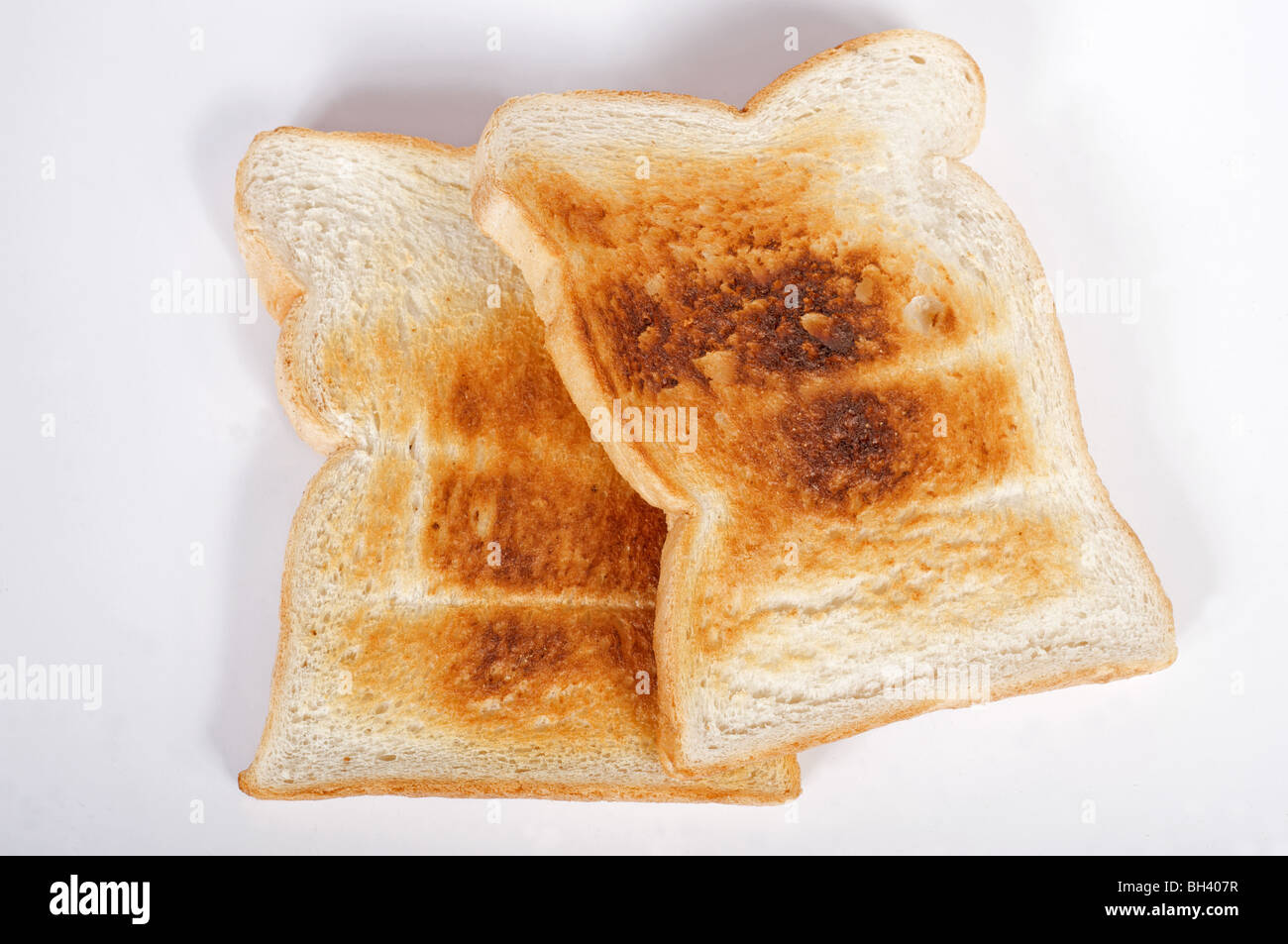 Slices of toast Stock Photo - Alamy