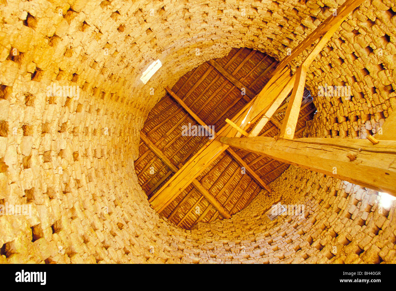 Eure et loir dovecote in the chateau of villeprevost hi-res stock ...