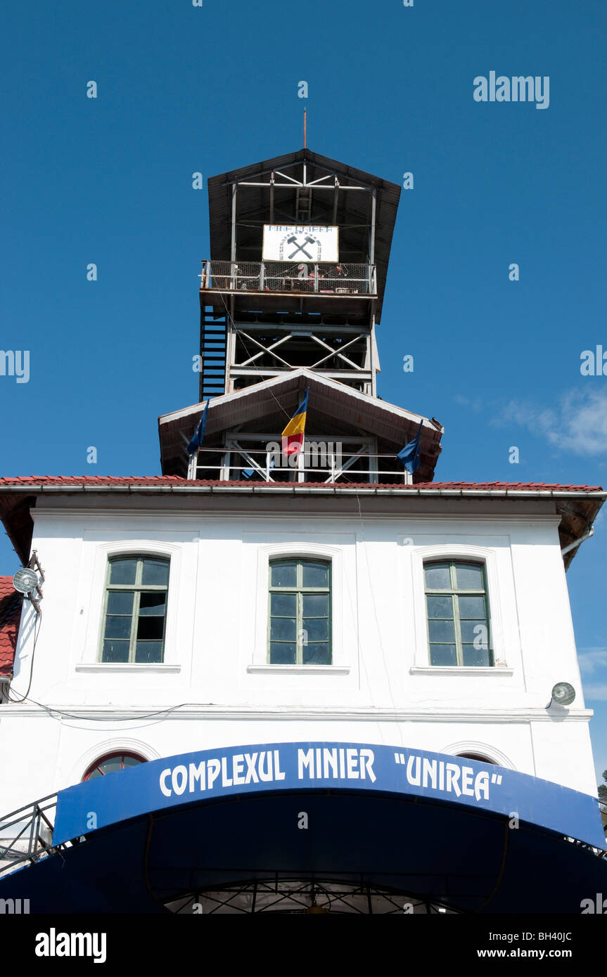 Salt Mine called Salina Minier Unirea at Slanic Romania Stock Photo - Alamy