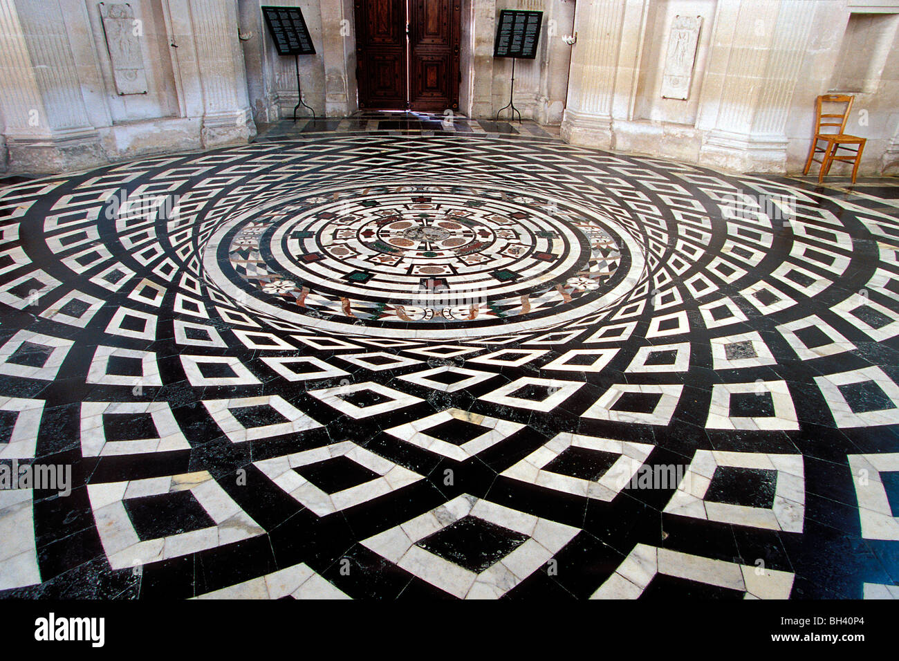 Eure et loir interior of the chapel at the chateau danet hi-res stock ...
