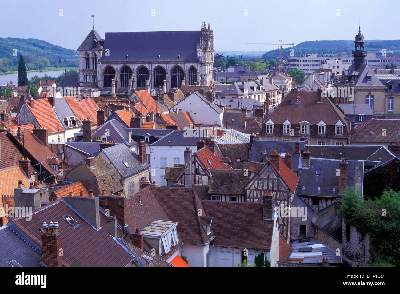 THE TOWN OF VERNON, EURE (27), NORMANDY, FRANCE Stock Photo - Alamy