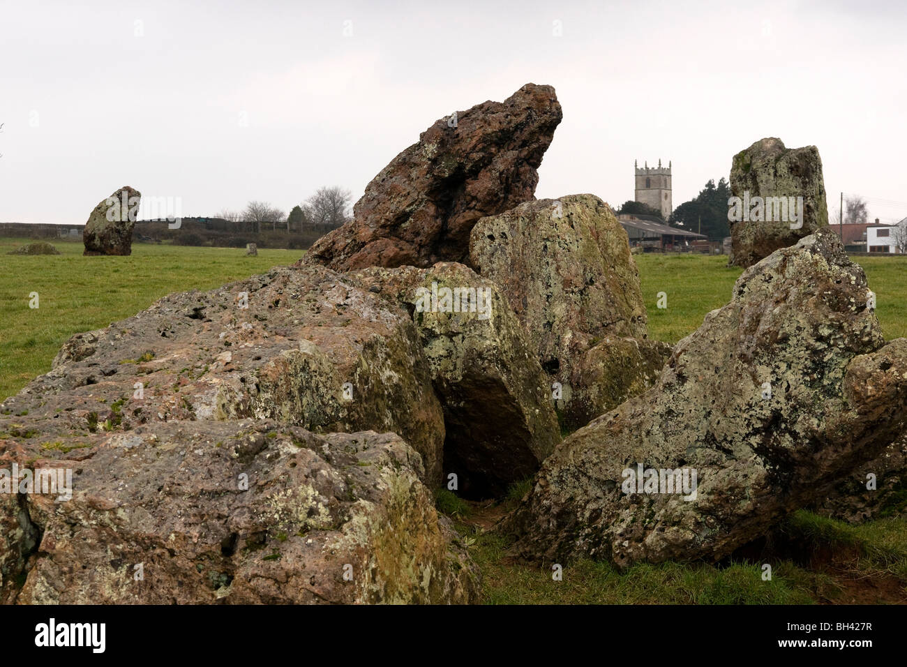 Stanton drew stone circle hi-res stock photography and images - Alamy