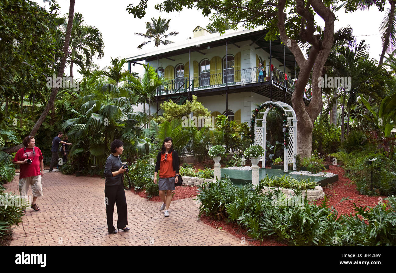 Ernest Hemingway House, Key West, Florida Stock Photo - Alamy