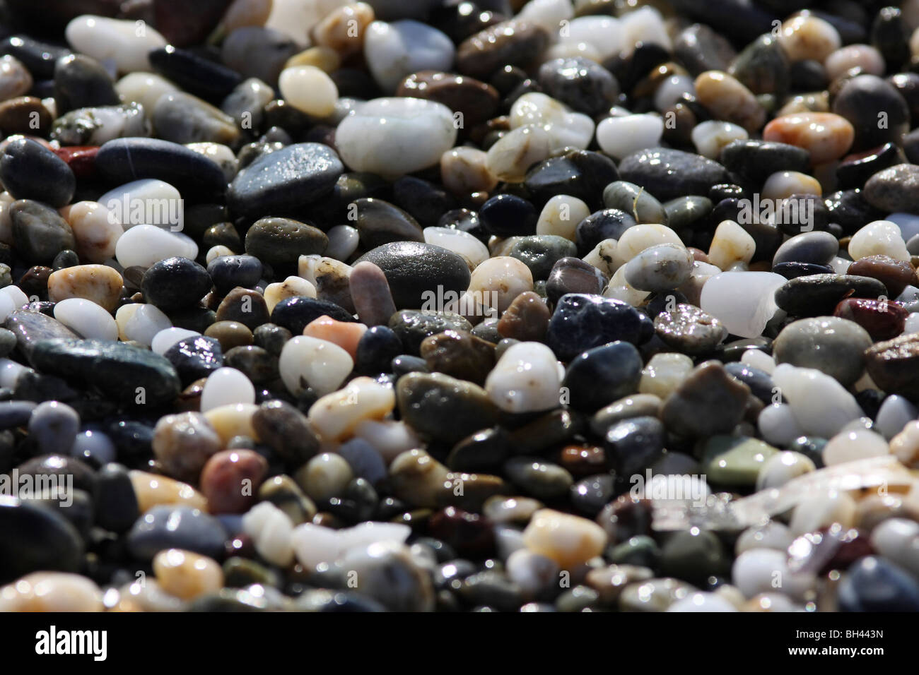 Flint beach, south coast of Crete Stock Photo - Alamy