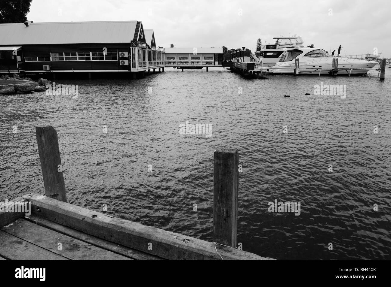Restaurant on stilt at Mosman Bay near Cottesloe in Western Australia ...