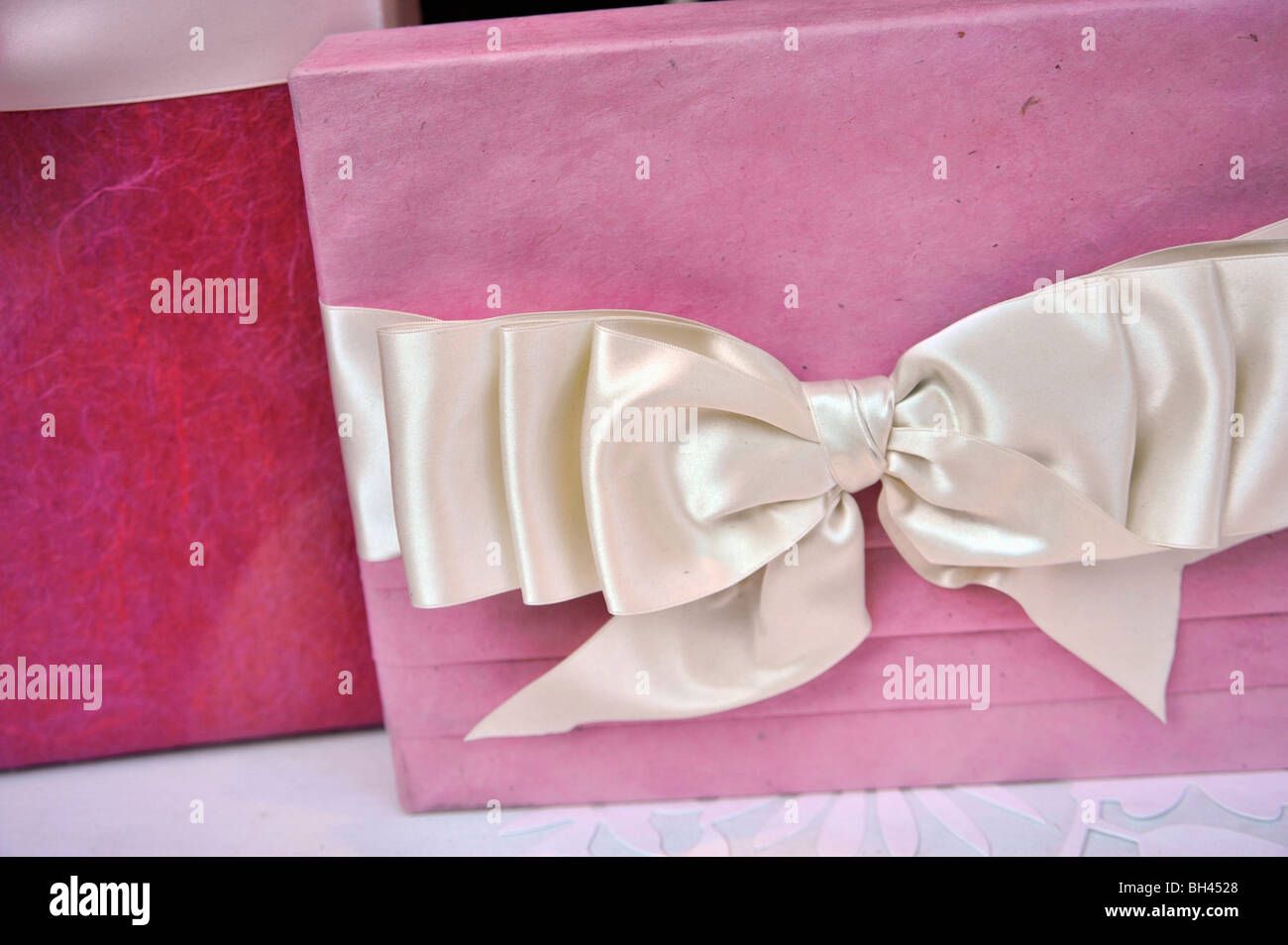 Gift Wrapped Box Stock Photo - Alamy