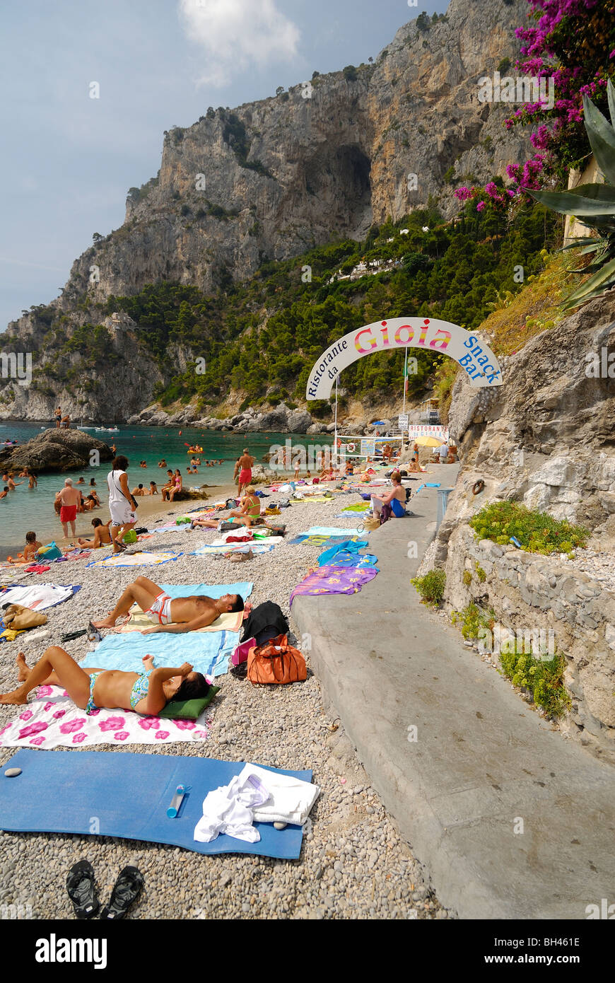Marina piccola beach capri hi-res stock photography and images - Alamy